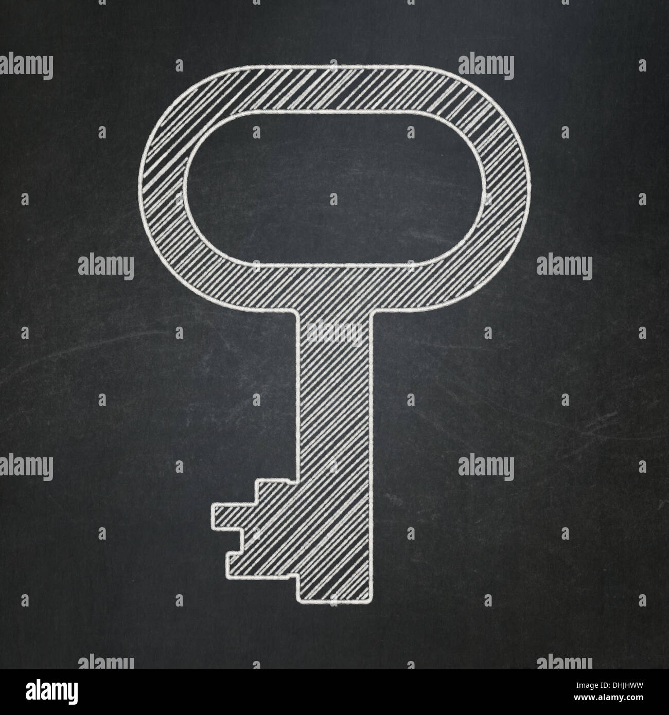 Security concept: Key on chalkboard background Stock Photo - Alamy