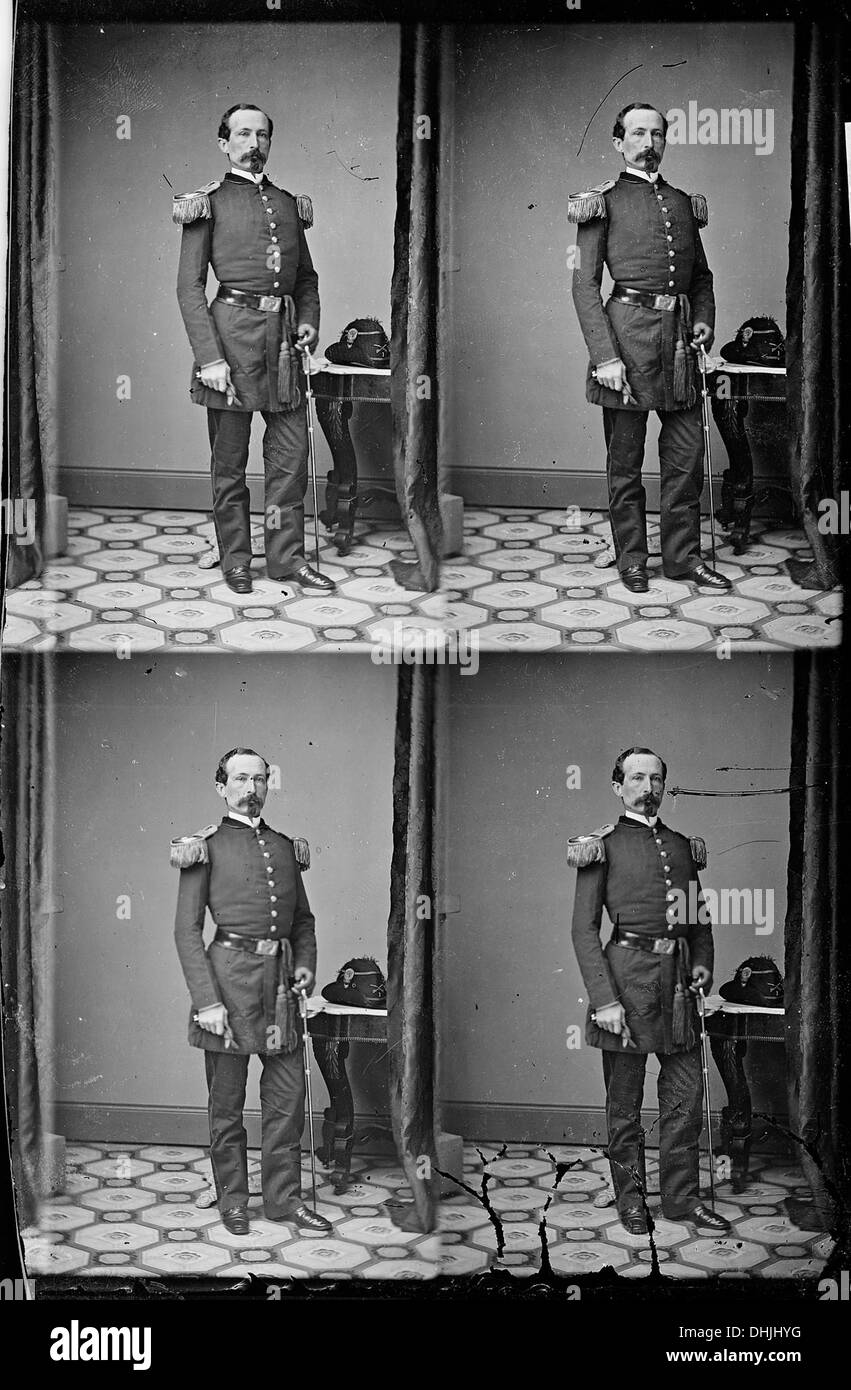 A Union officer during the Civil War, dressed in military uniform. The ...