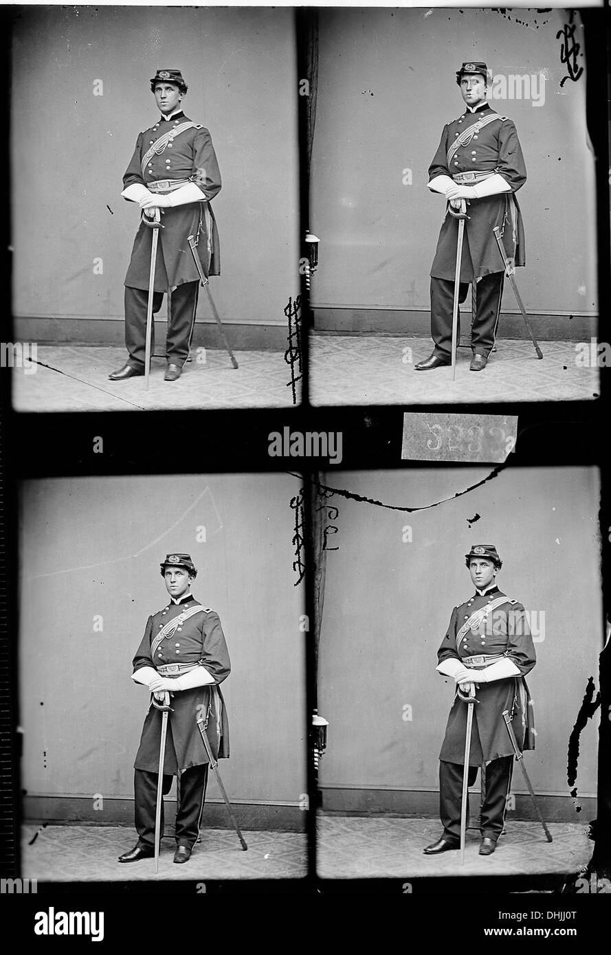 A portrait of a Union officer, representing the leadership and ...