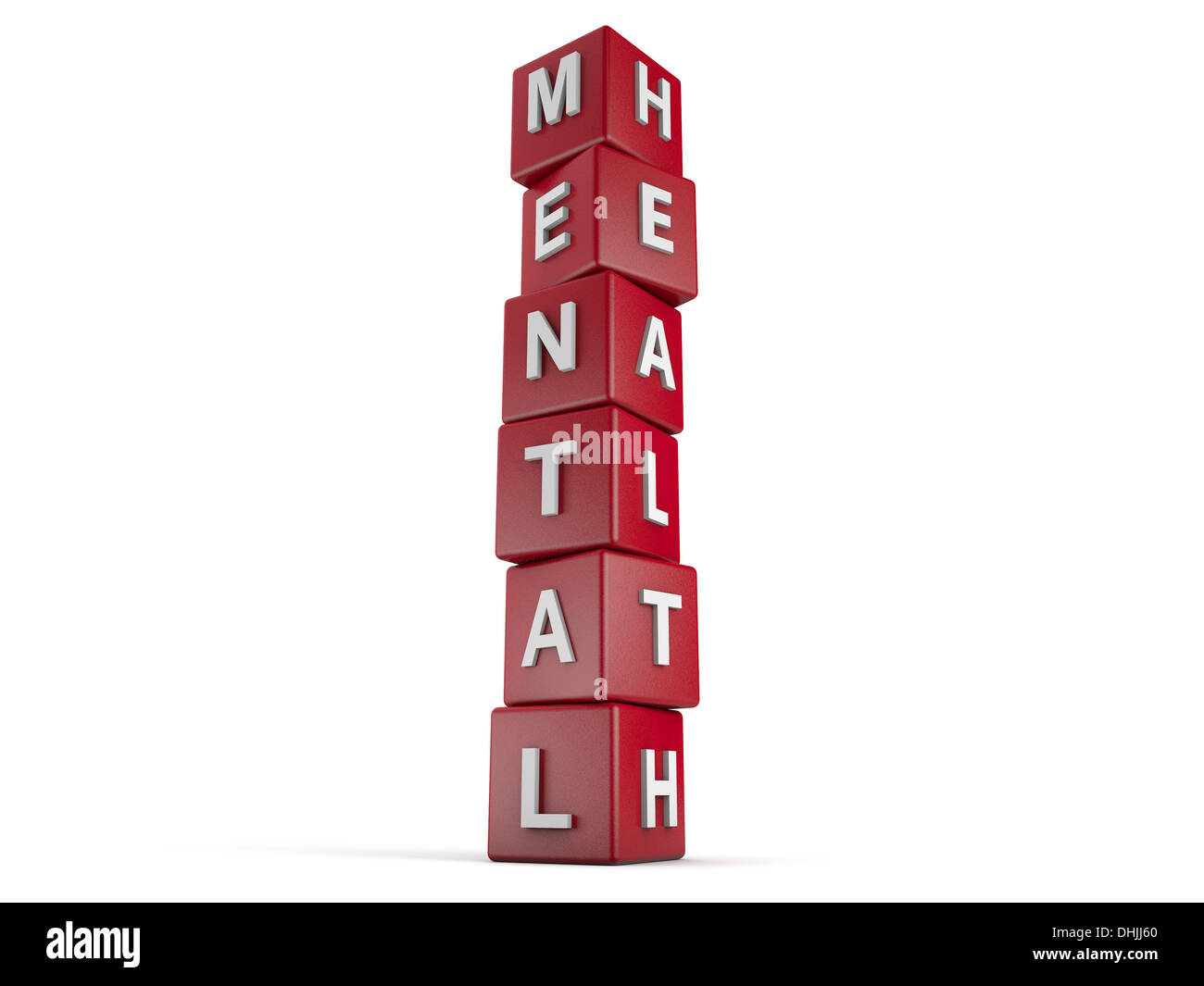 Mental health brain words hi-res stock photography and images - Alamy