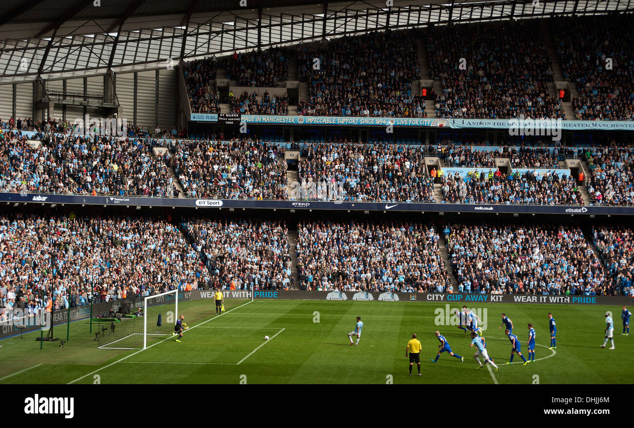 Manchester City v Everton Premiership football match, Etihad Stadium ...