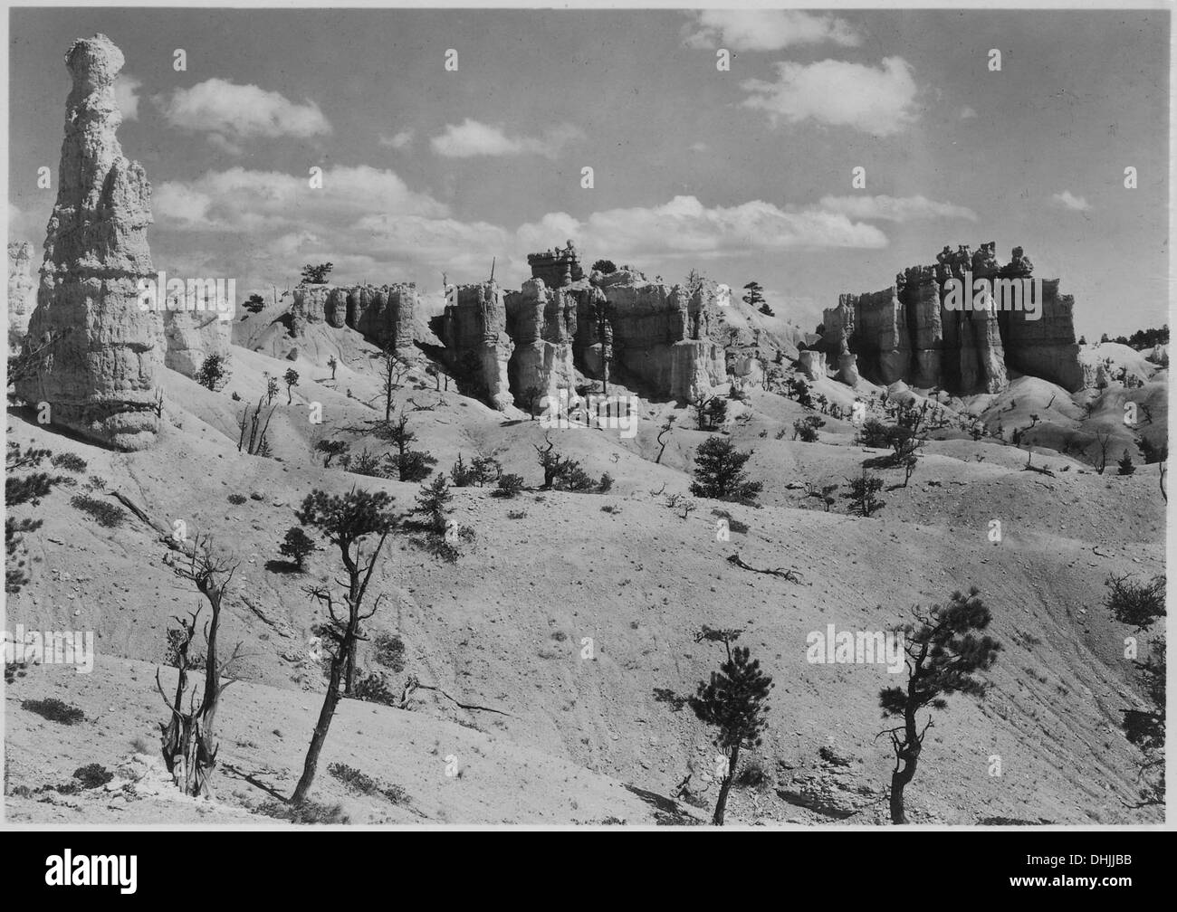 A scenic view looking east toward the Fairy Temple Group, including ...