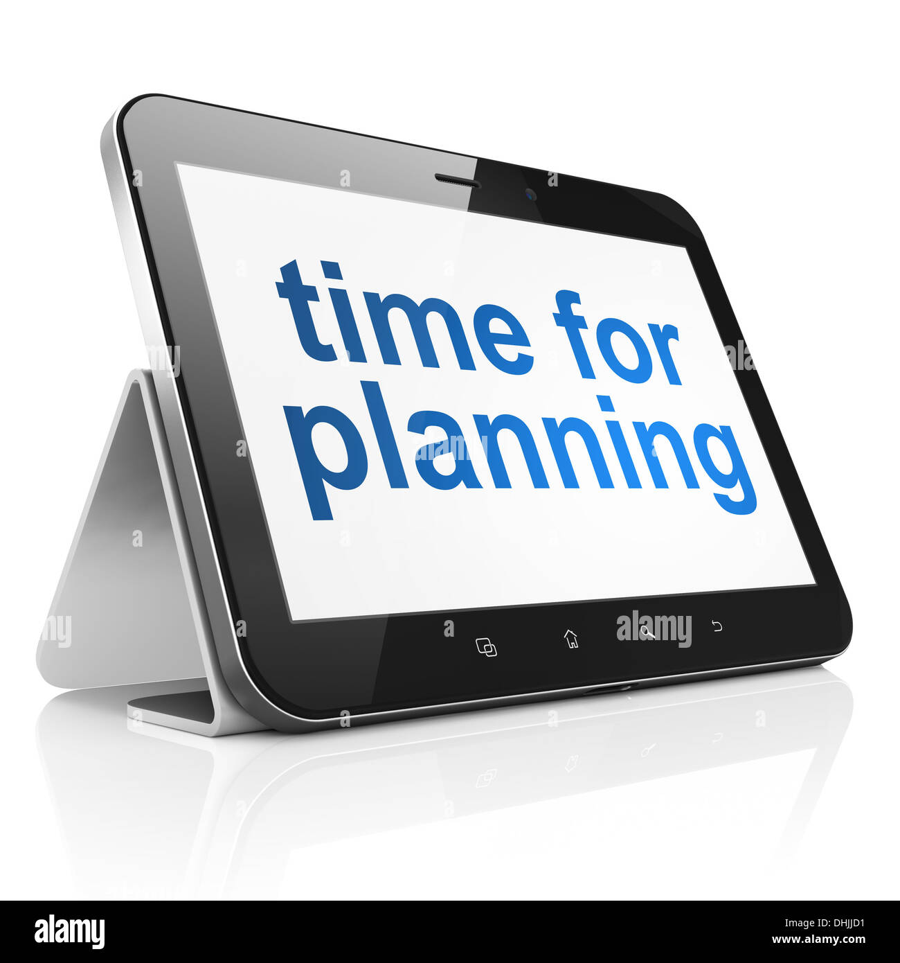 Time concept: Time for Planning on tablet pc computer Stock Photo - Alamy