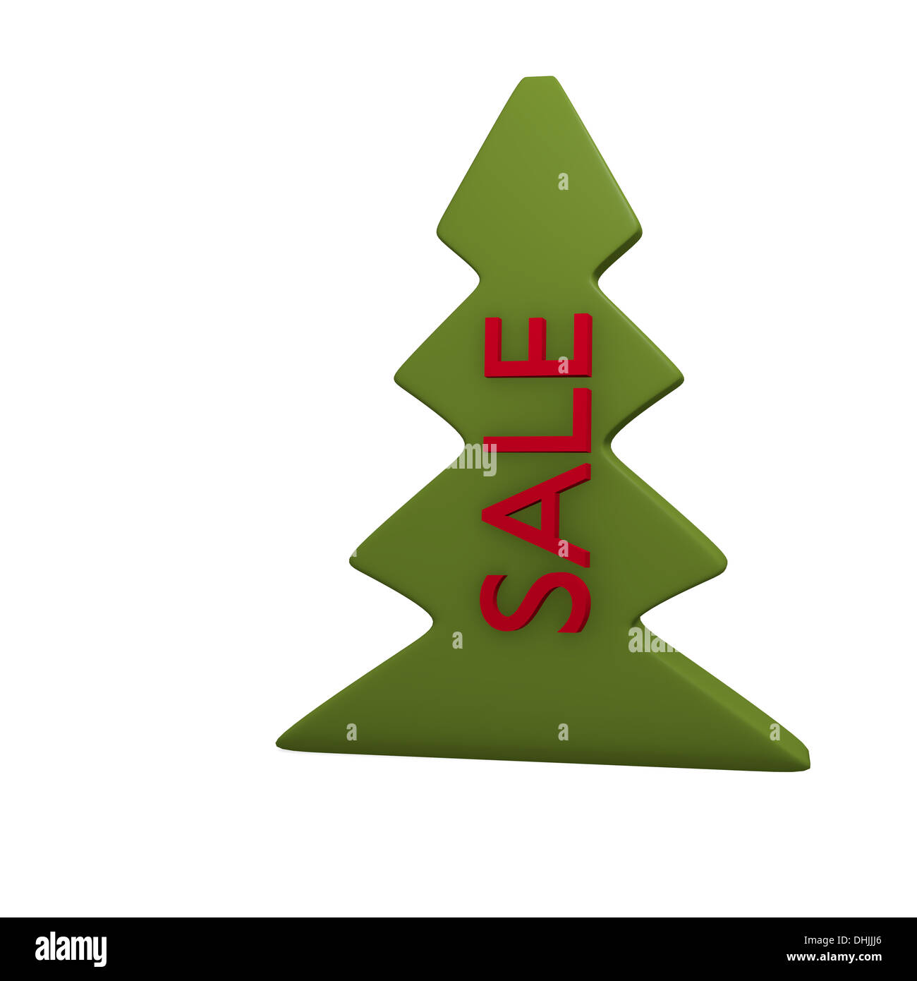 Christmas tree sale , 3d image Stock Photo - Alamy