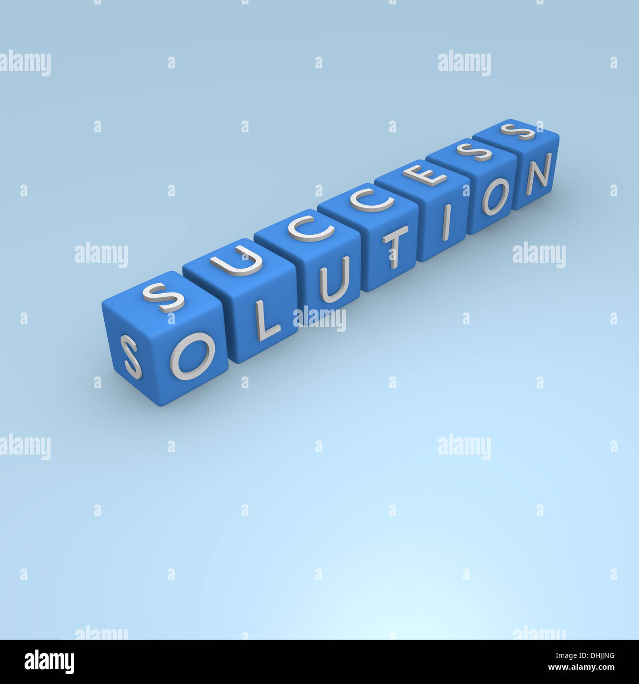 Solution concept, 3d image Stock Photo - Alamy