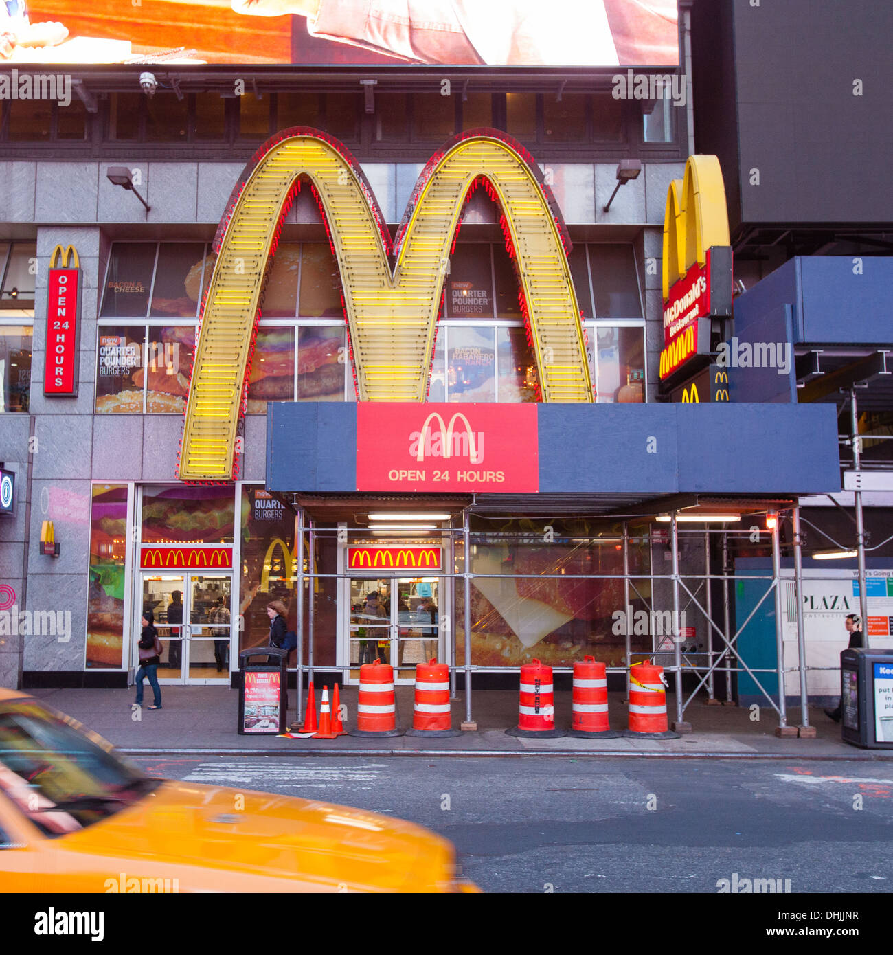 Mc Donald's restaurant Times Square, New York City, United States of ...