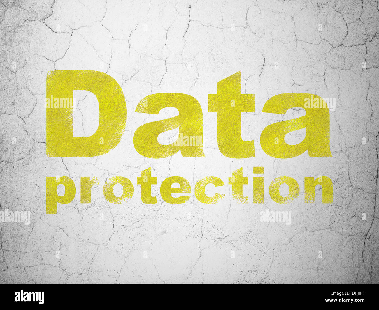 Protection concept: Data Protection on wall background Stock Photo - Alamy