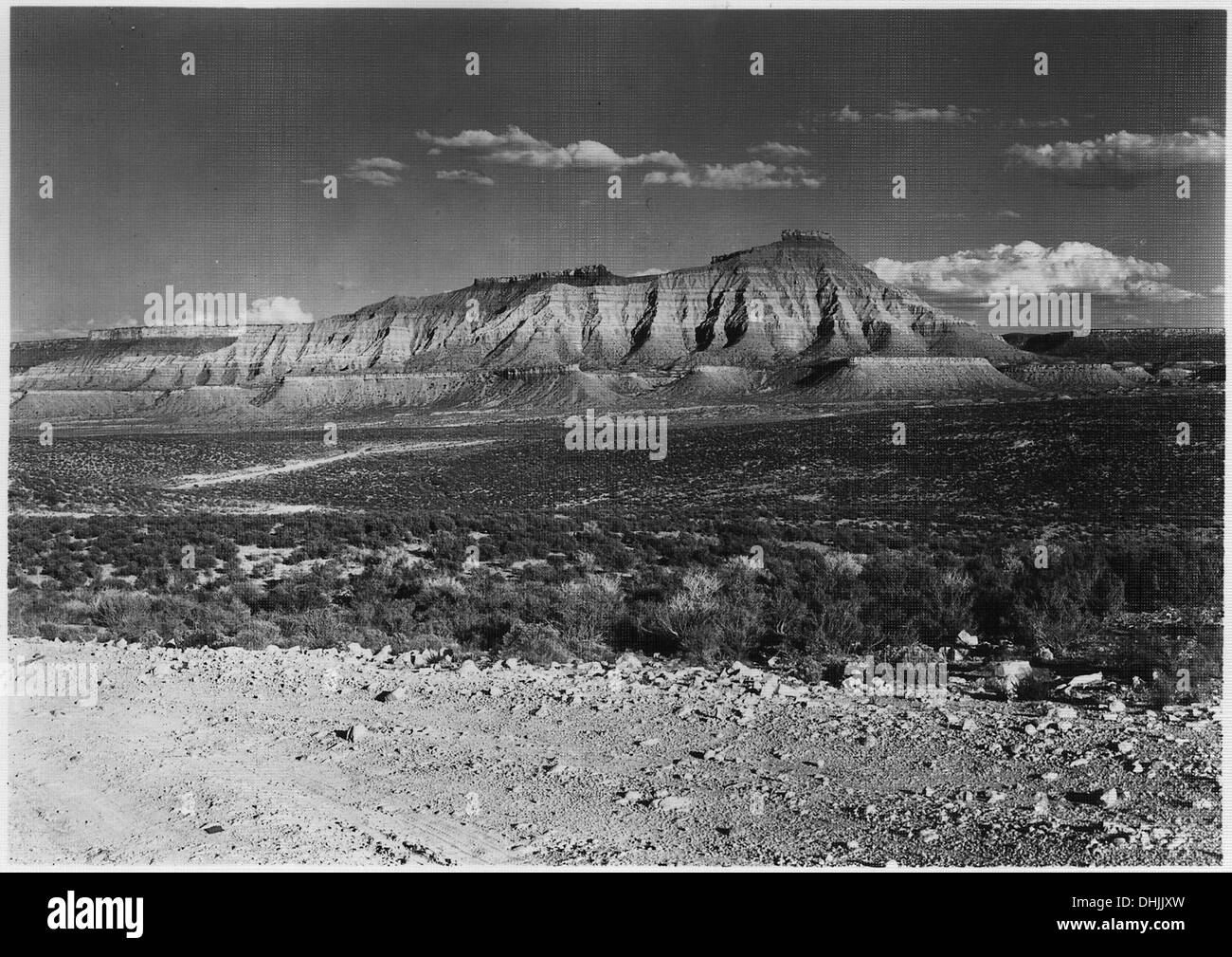 Virgin Mesa, seen from the top of Hurricane Hill, offers a panoramic ...