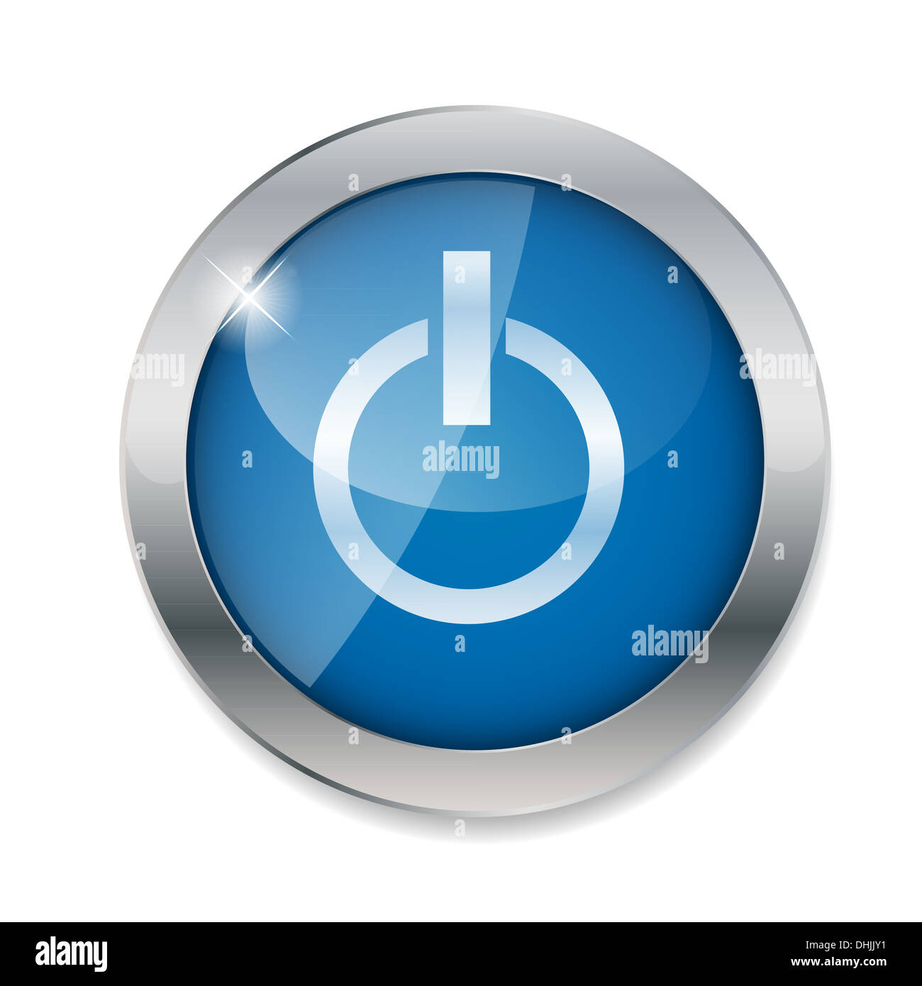 Power button vector illustration Stock Photo - Alamy
