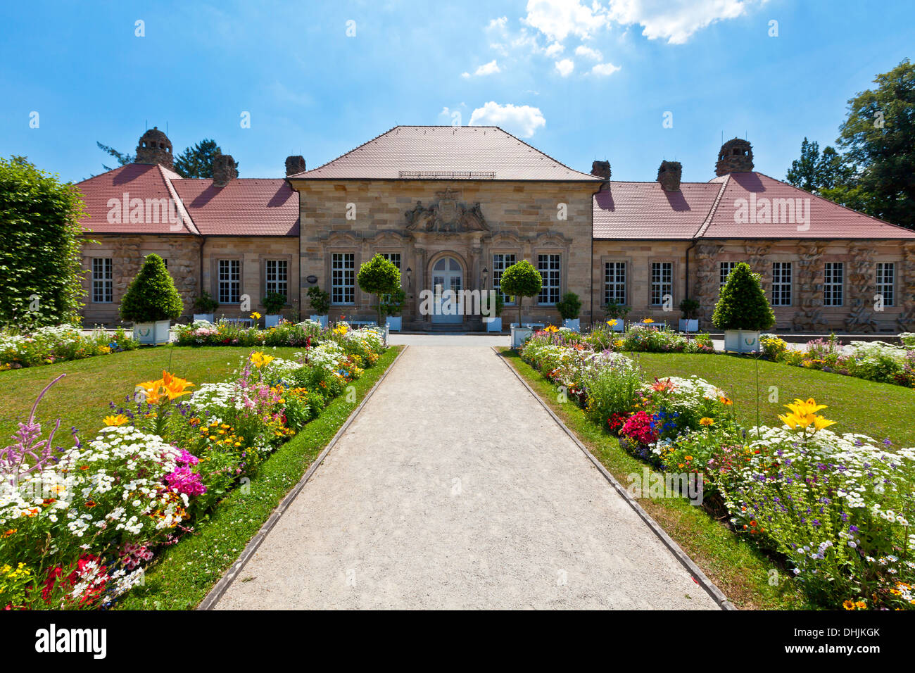 Germany, Bavaria, Franconia, Bayreuth, Old Castle, Hermitage Museum ...
