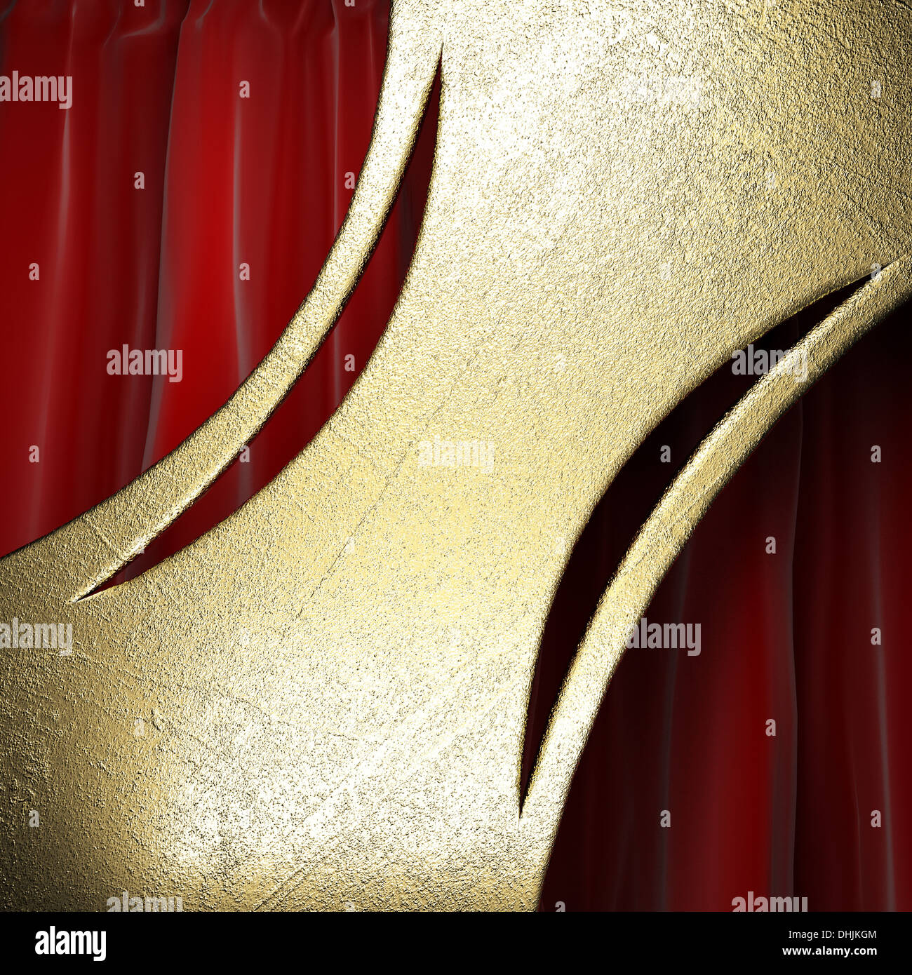 Gold curtain hi-res stock photography and images - Alamy