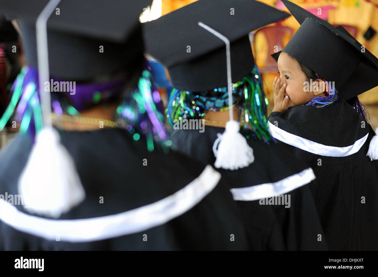 Guatemala indigenous children at preschool graduation in San Antonio ...
