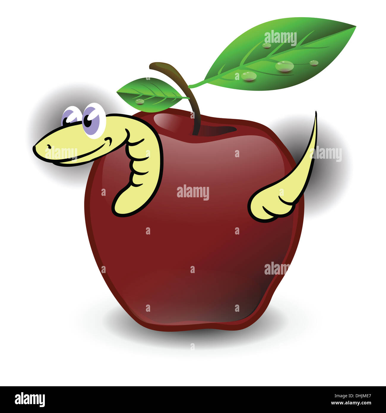 Apple illustrations Cut Out Stock Images & Pictures - Alamy