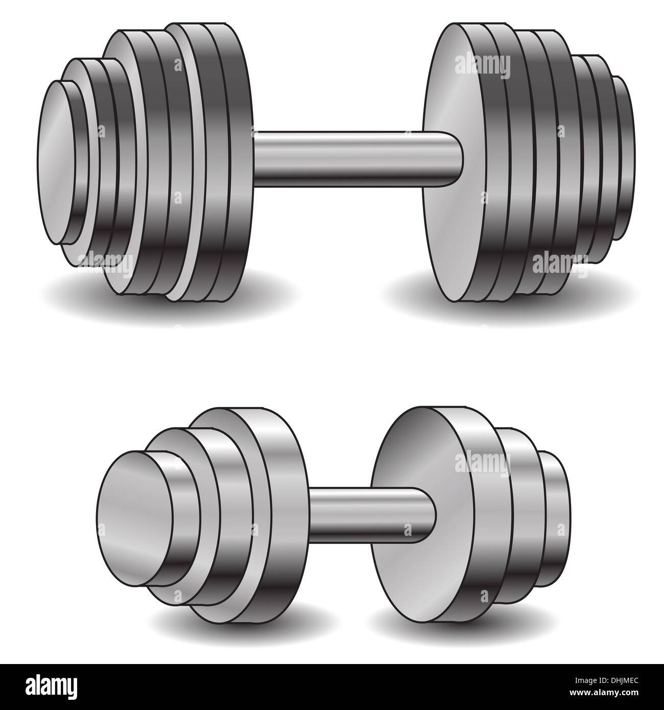 Dumbells illustration hi-res stock photography and images - Alamy