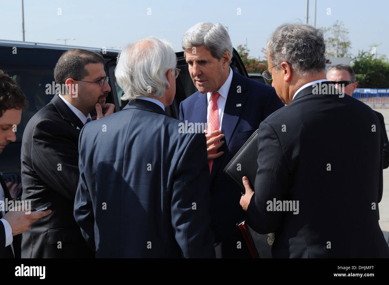 Secretary Kerry Speaks With Middle East Negotiators Before Departing ...