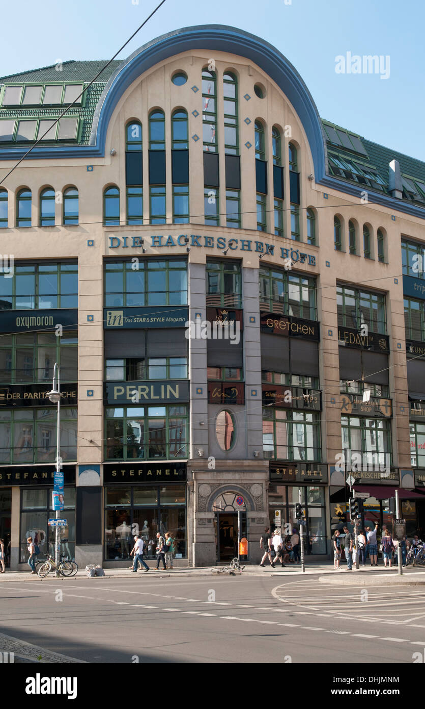 Hackescher markt hackesche hoefe berlin hi-res stock photography and ...