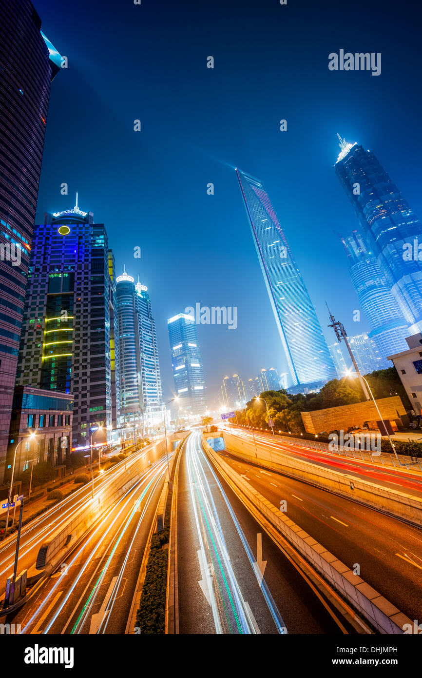 Neon light trails hi-res stock photography and images - Alamy