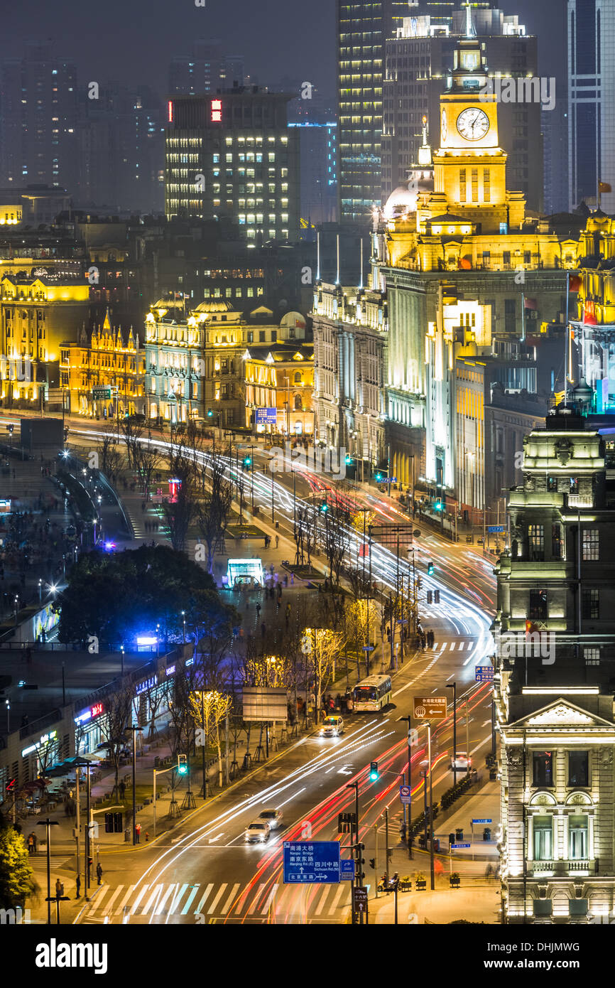 night view at shanghai china Stock Photo - Alamy