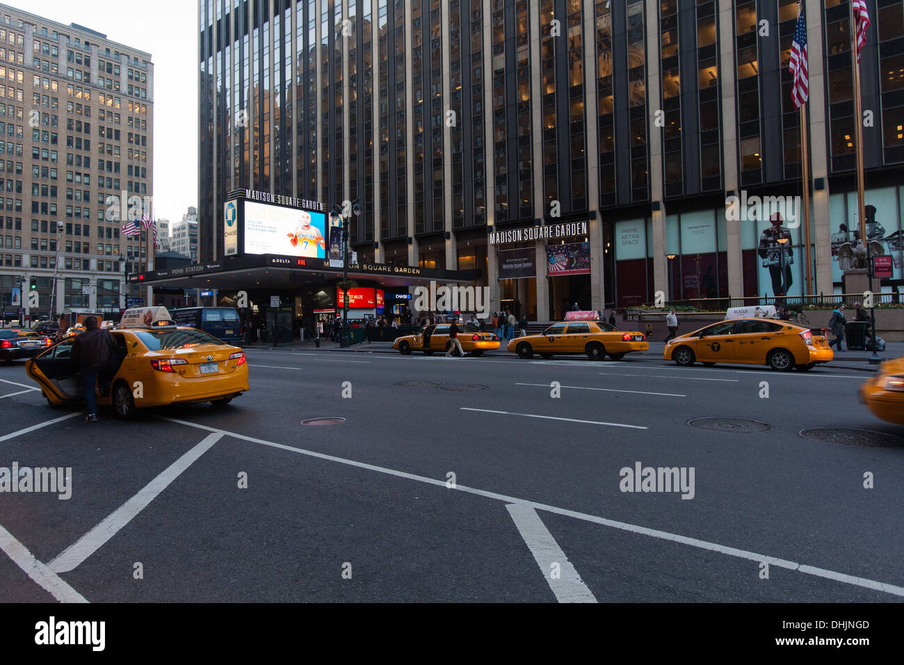 Yellow Taxi cab, Manhattan, New York City, United States of America ...