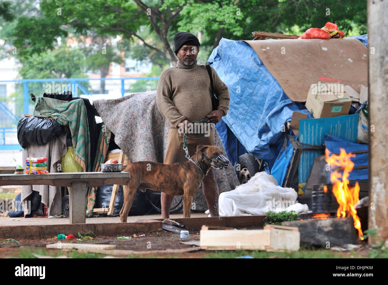 Sao paulo brazil homeless man hi-res stock photography and images - Alamy