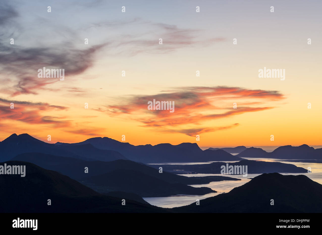 view on Moldefjord and North Sea, Norway Stock Photo - Alamy