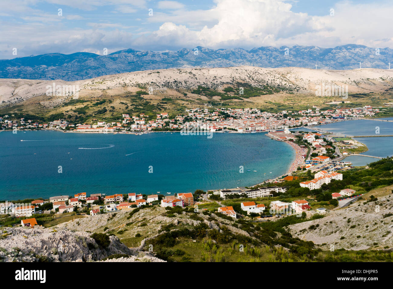 Pag on Pag island Stock Photo - Alamy