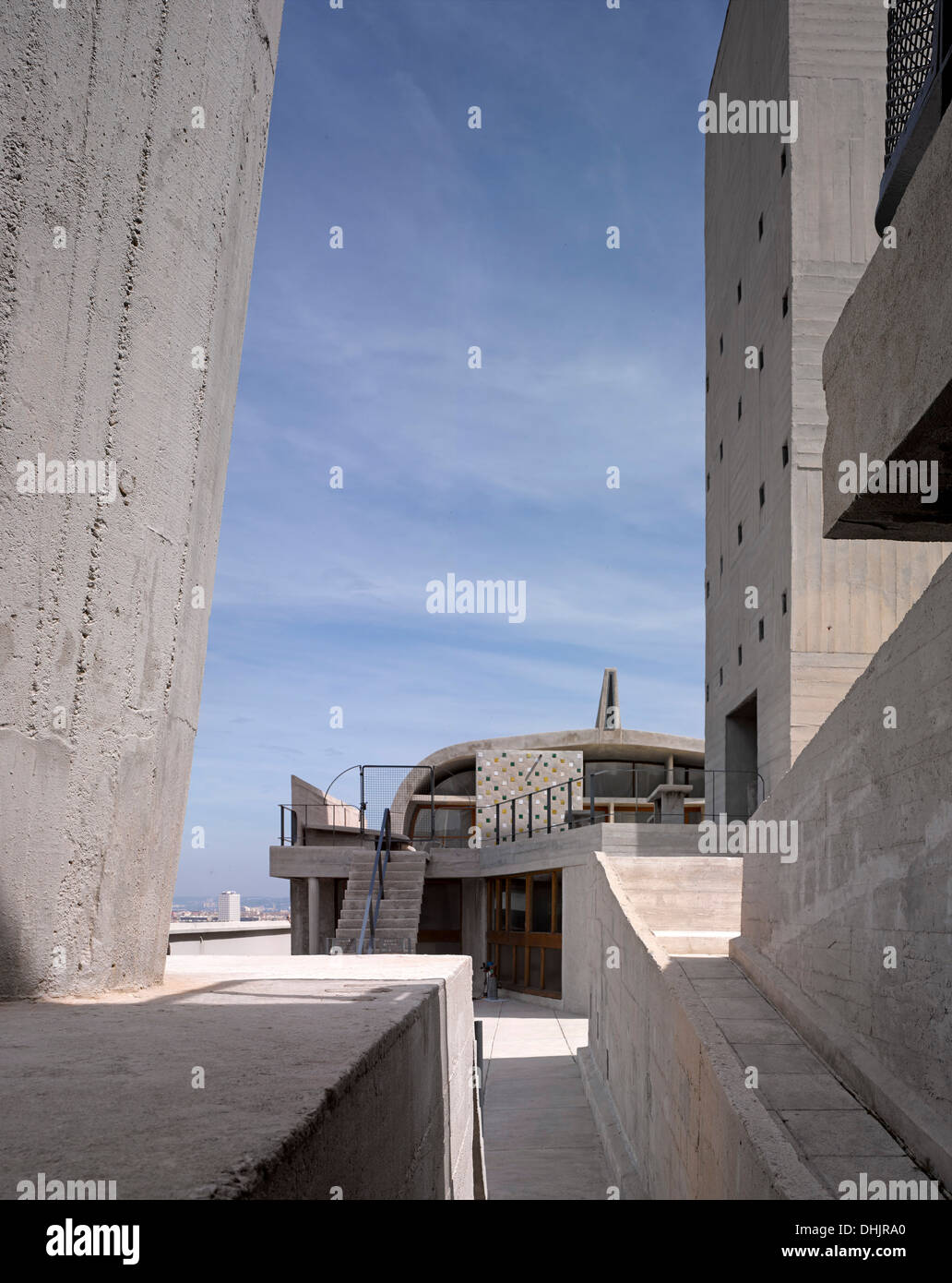 Unite D'habitation, Marseille, France. Architect: Le Corbusier, 1952 ...