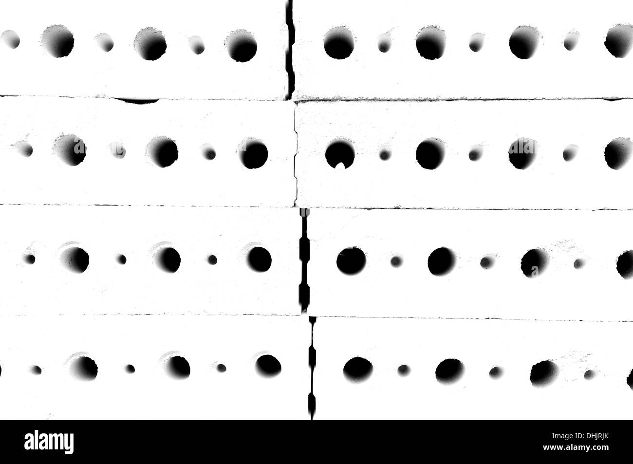 White wall decorative stone Black and White Stock Photos & Images - Alamy