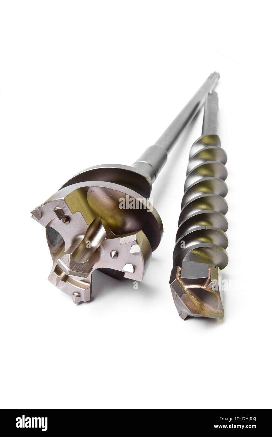 Big diameter building drill Stock Photo - Alamy