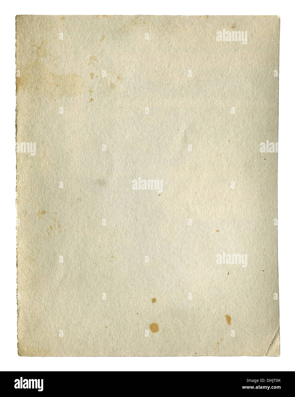 Vintage Paper Isolated Stock Photo - Alamy