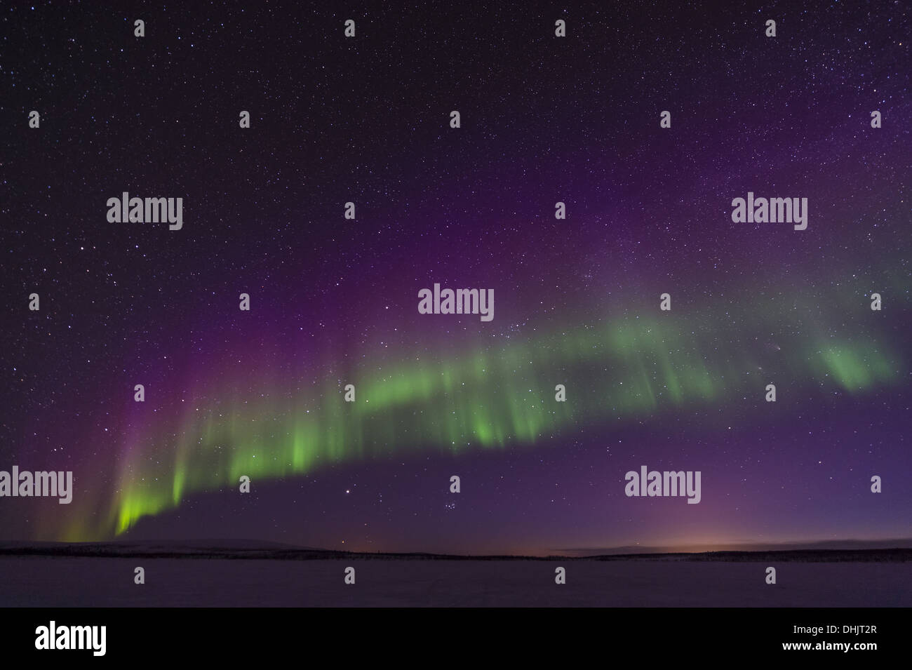 Aurora borealis, boreal forest hi-res stock photography and images - Alamy