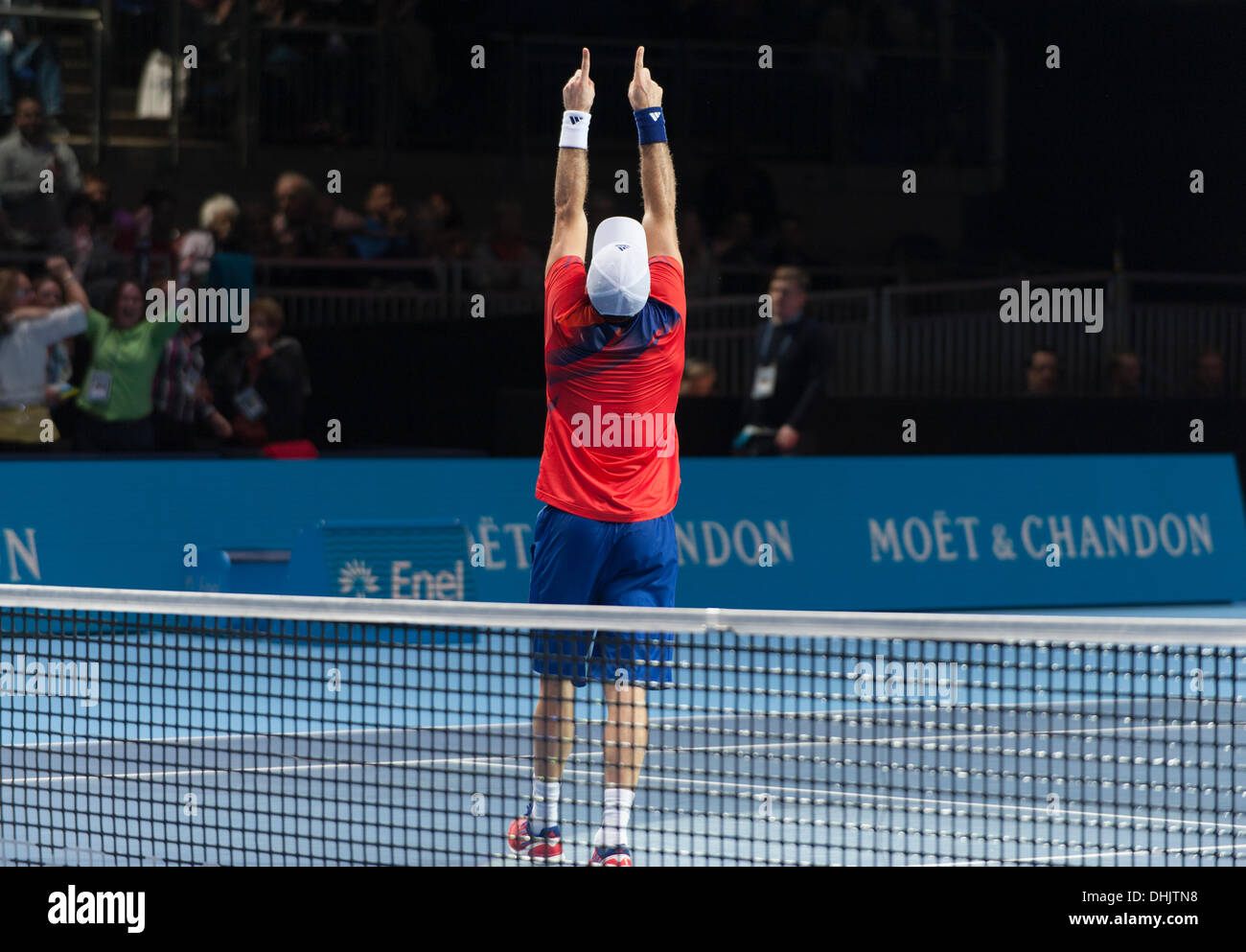The O2, London, UK. 11th Nov, 2013. David Marrero and Fernando Verdasco ...