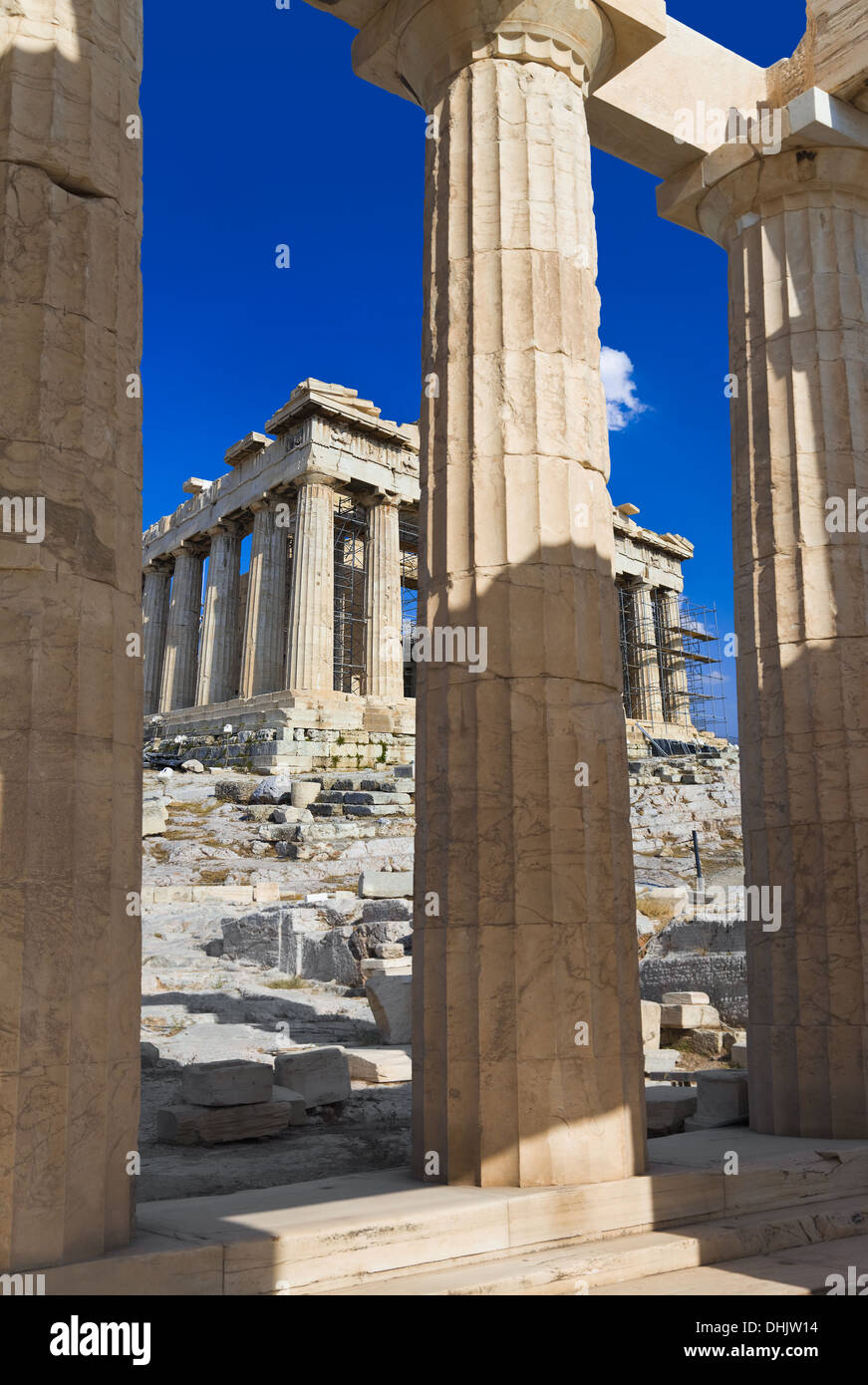 Entrance to acropolis hi-res stock photography and images - Alamy