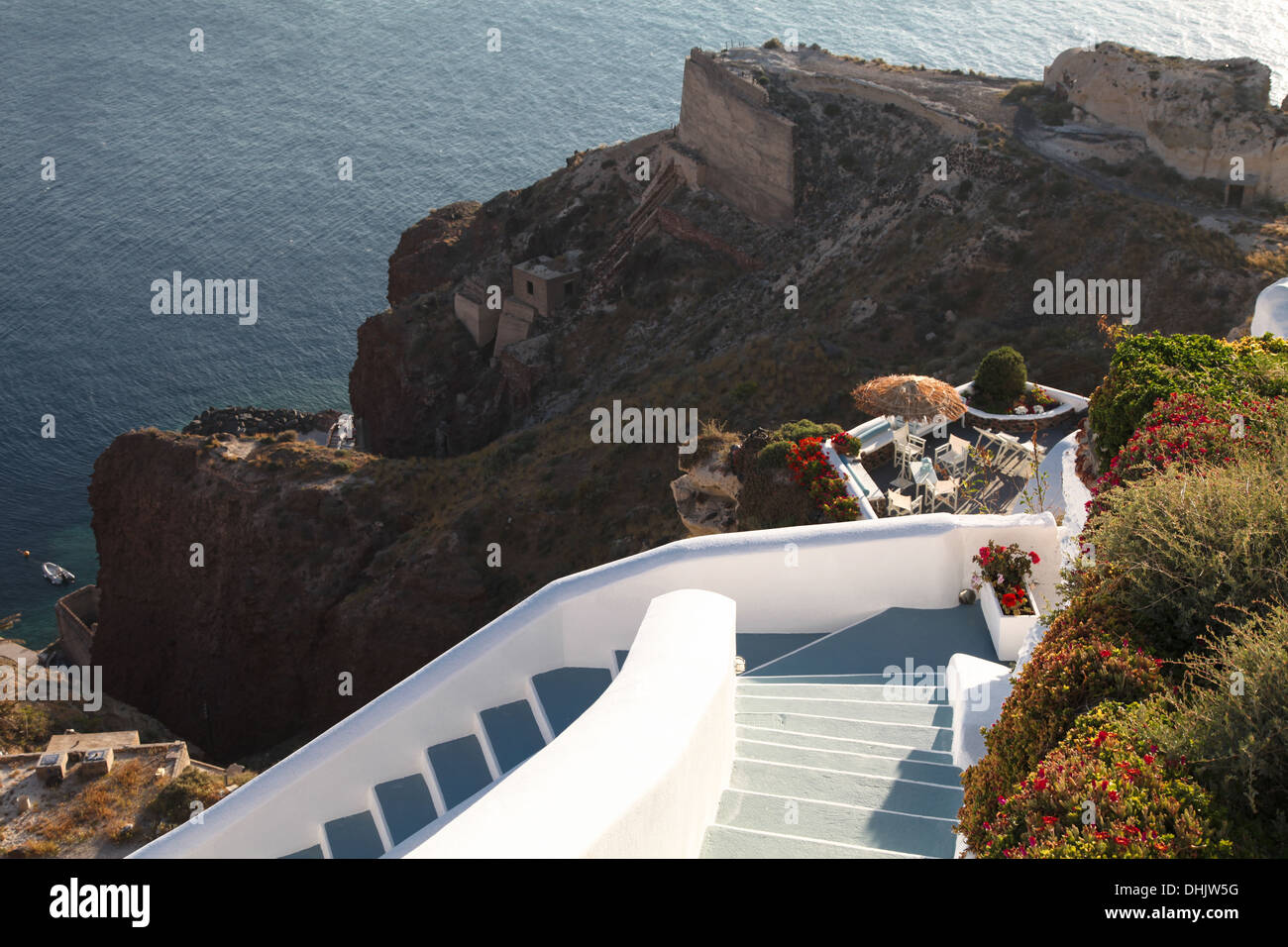 Staircase on coast village hi-res stock photography and images - Alamy