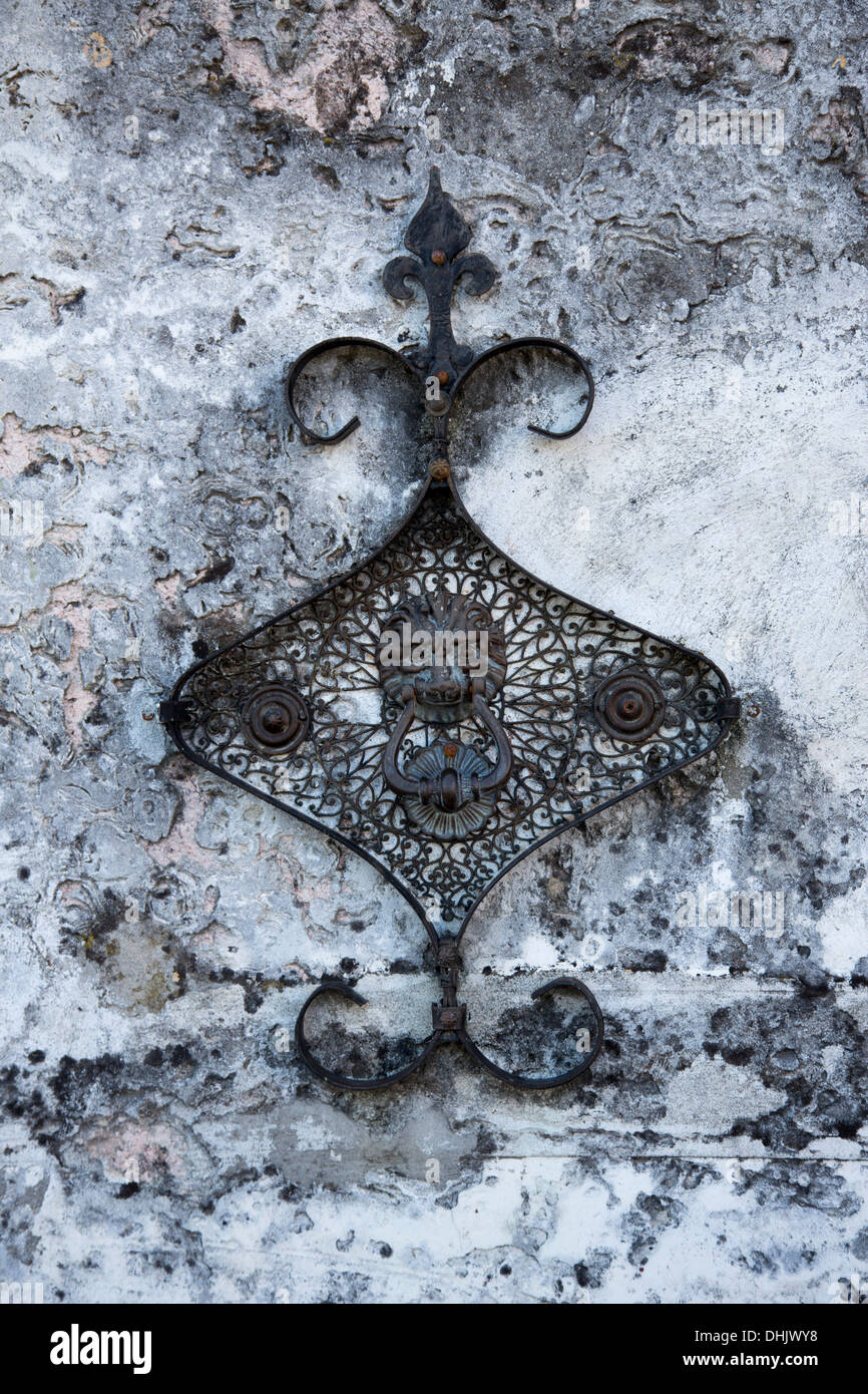 Detail on a church wall, Casier, Veneto, Italy, Europe Stock Photo - Alamy