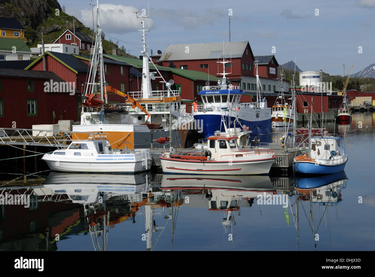 Stamsund harbour hi-res stock photography and images - Alamy