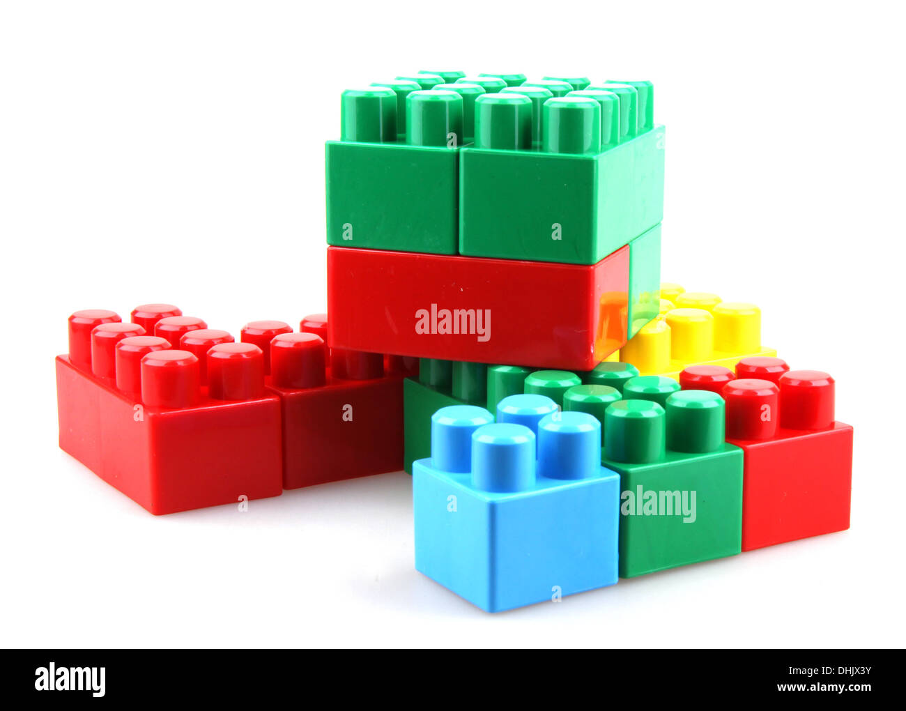 Child heap of lego blocks Cut Out Stock Images & Pictures - Alamy