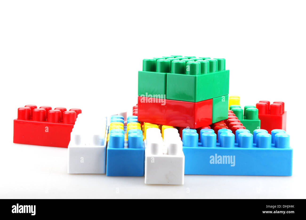 plastic building blocks Stock Photo - Alamy