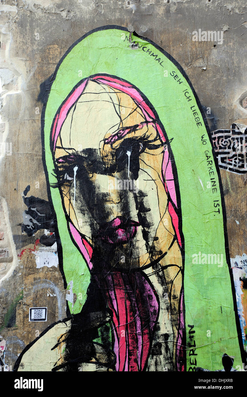Germany, Berlin, Graffiti at wall Stock Photo - Alamy