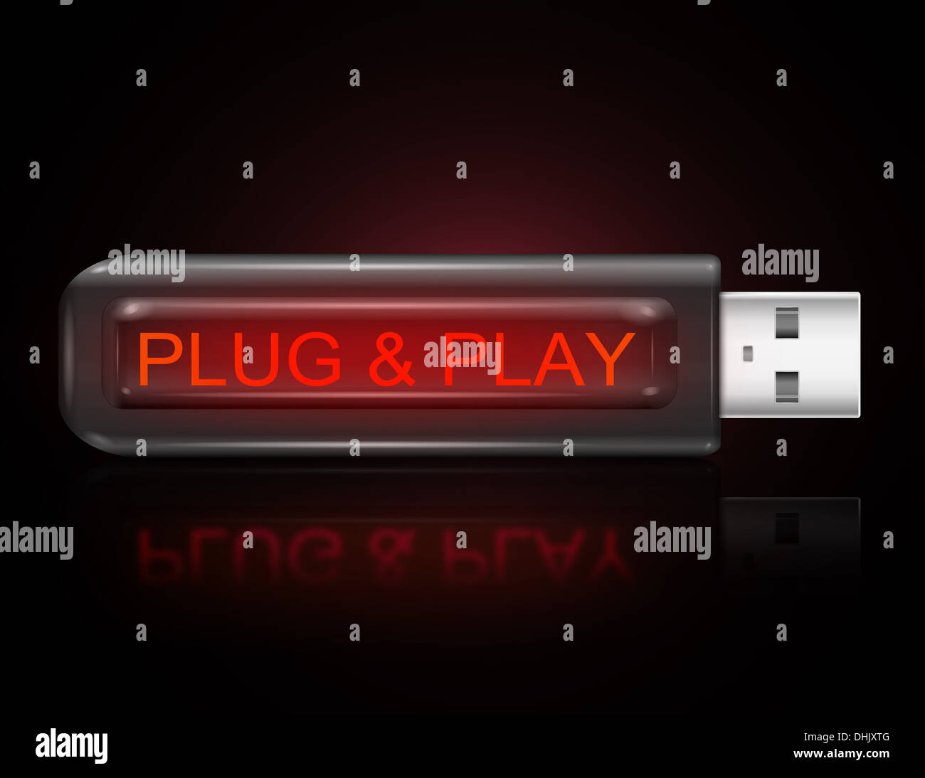 Plug and play concept Stock Photo - Alamy