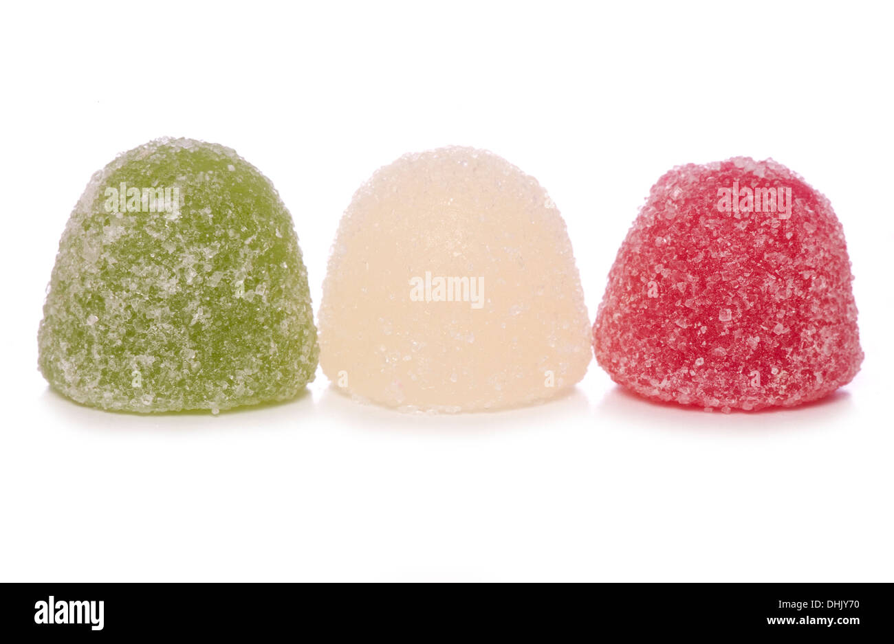 Italian jelly sweets studio cutout Stock Photo - Alamy