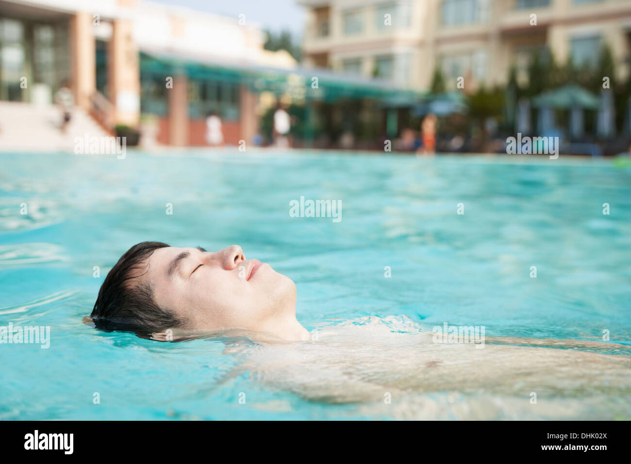 Man floating on body hi-res stock photography and images - Alamy