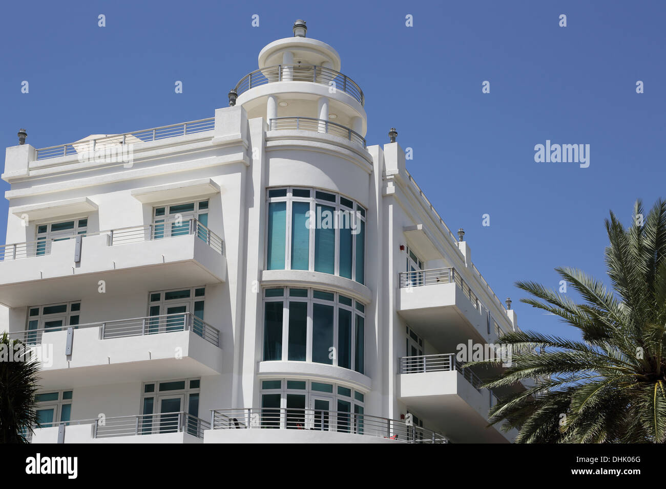 art deco buildings at miami beach on the florida coast Stock Photo - Alamy