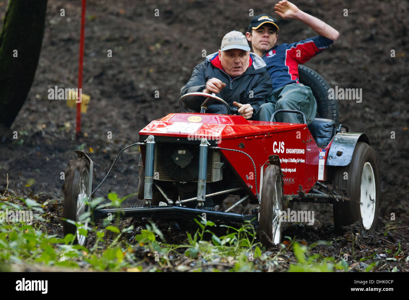 A car taking part in a sporting trial near Bristol Stock Photo - Alamy
