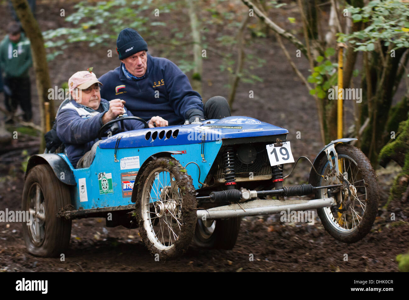 A car taking part in a sporting trial near Bristol Stock Photo - Alamy