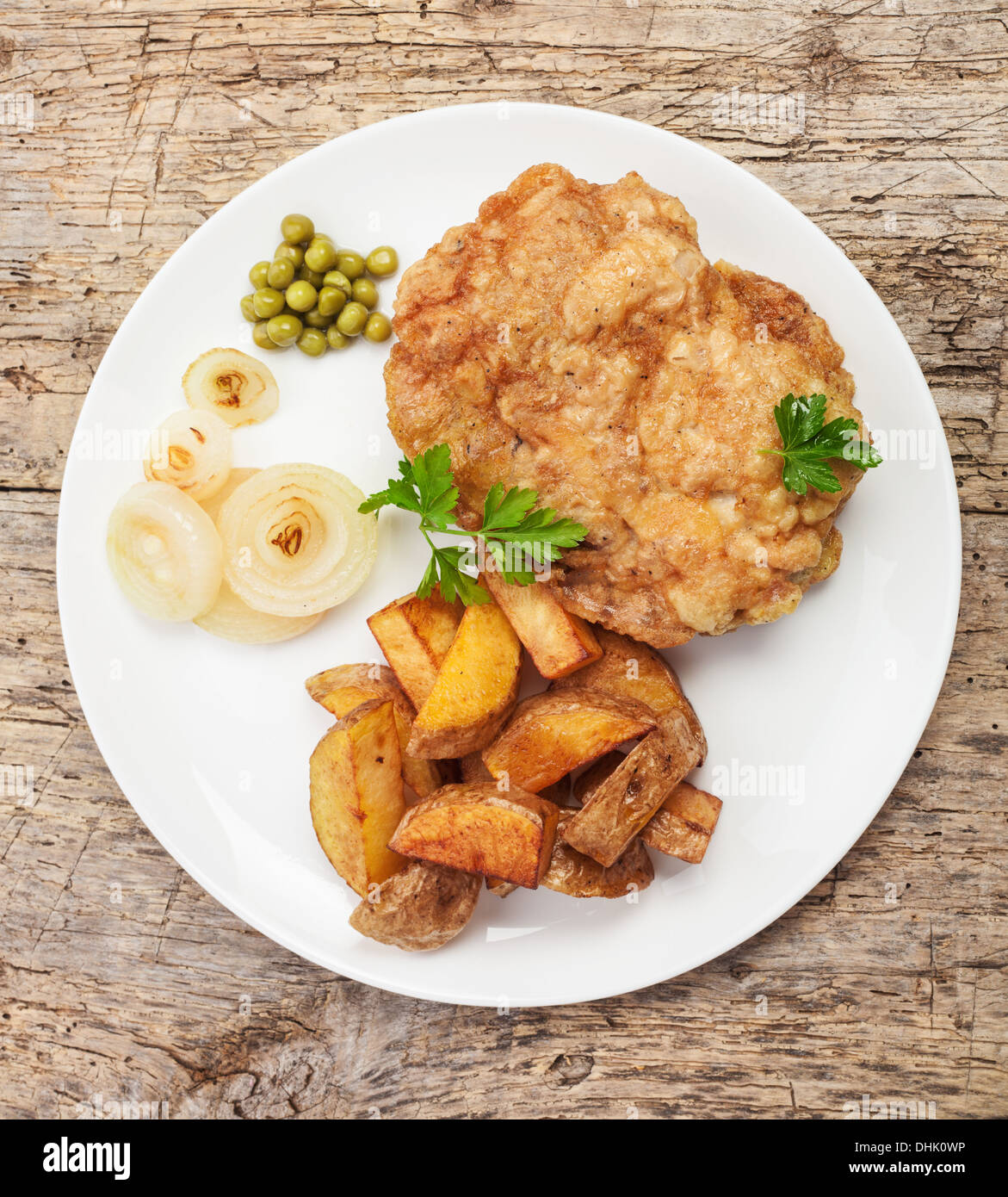 Closeup fried chicken chop hi-res stock photography and images - Alamy