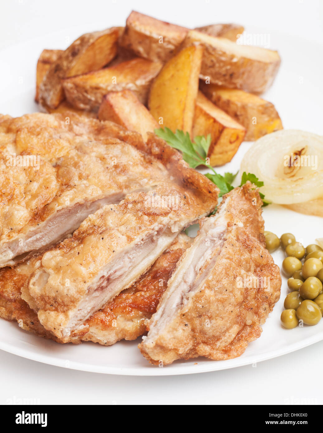 Closeup fried chicken chop hi-res stock photography and images - Alamy