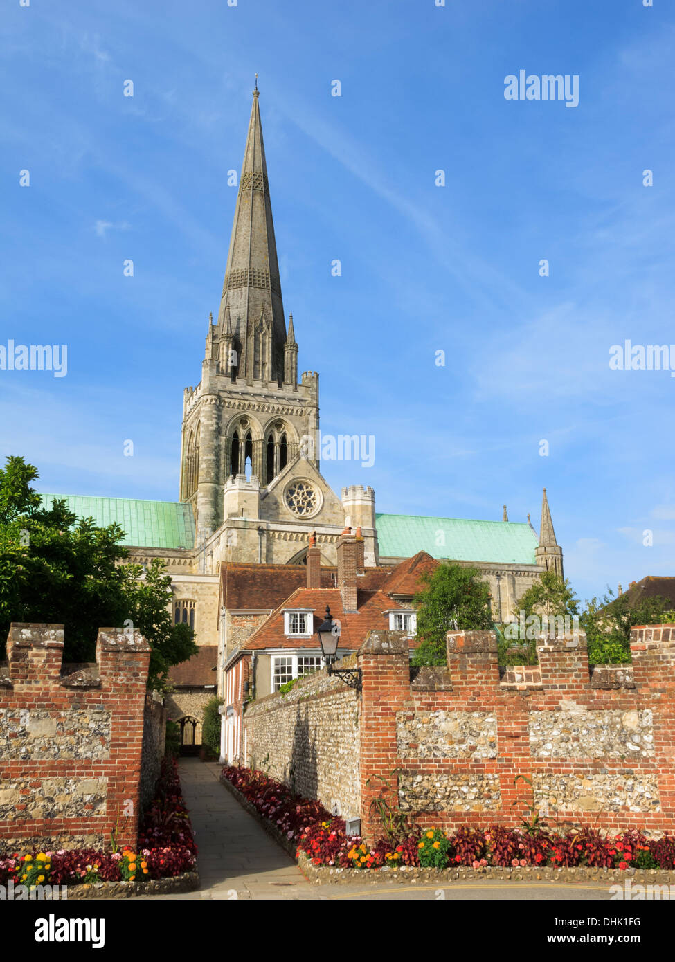 Chichester Cathedral Chichester West Sussex England Stock Photo - Alamy