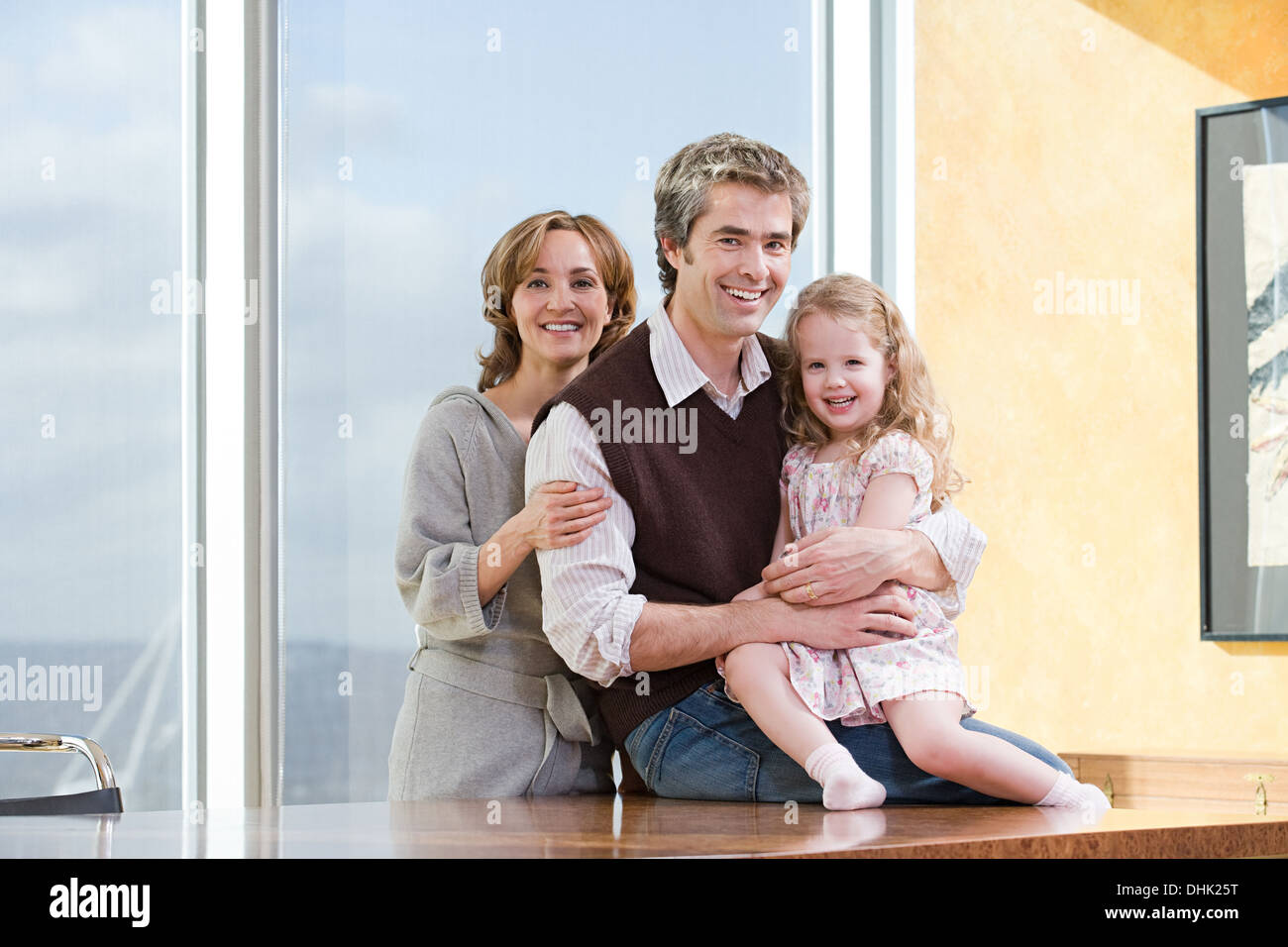 Portrait of a father and daughter Stock Photo - Alamy