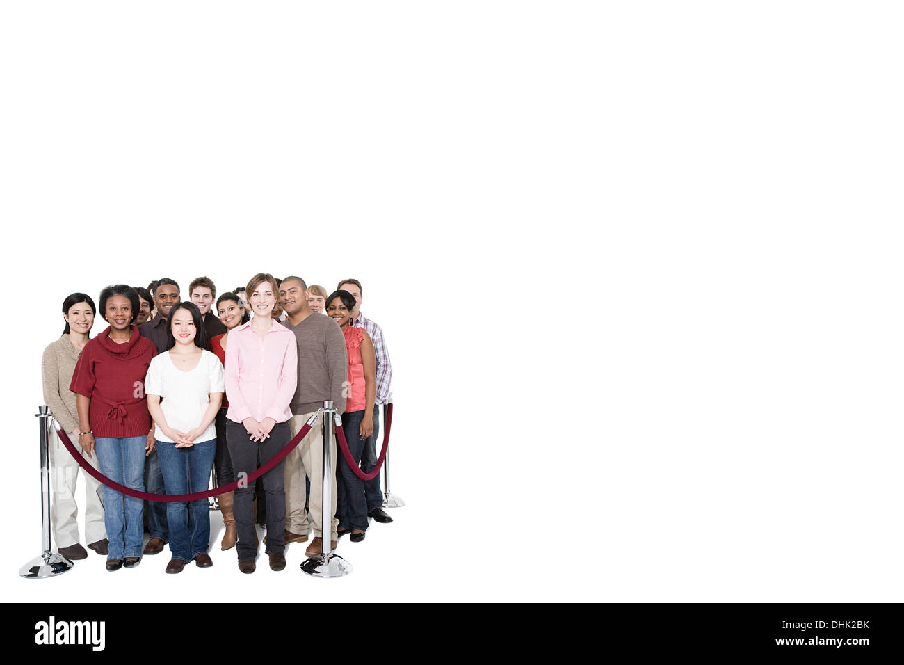 Older woman with crowd behind her hi-res stock photography and images ...